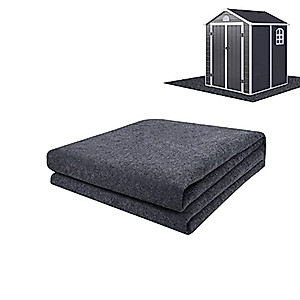 8.2x6 FT Outdoor Storage Shed Mat-Waterproof Dustproof Outdoor Carport Mat-Anti-Slip Patio Furniture Floor Mat for Protect The Storage Shed Floor from Wear(Storage Shed Not Included)