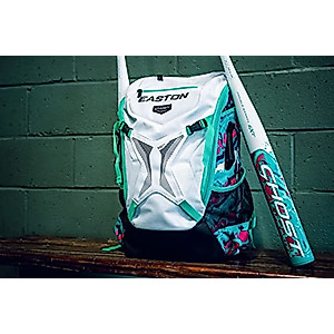 Easton Ghost NX Fastpitch Softball Bat & Equipment Backpack Bag | Graffiti