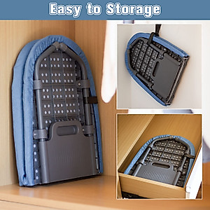 VividPaw Small Ironing Board Tabletop 12" x 32", Lightweight Portable Travel Iron Board, Foldable Mini Ironing Board for Countertop, Small Spaces, Laundry Rooms and Dorms