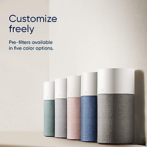 BLUEAIR Blue Pure 311 Auto Light Pink Pre-Filter, Washable Fabric Traps Pollen, Pet Hair & Dust, Archipelago Sand