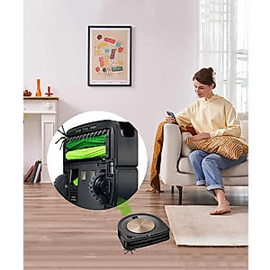 3 Set S9 Replacement Brushes Parts Fits For iRobot Roomba S9 (9150) S9+S9 Plus (9550) S Series Vacuum Cleaner,Vacuum Cleaner Rubber Roller Brushes