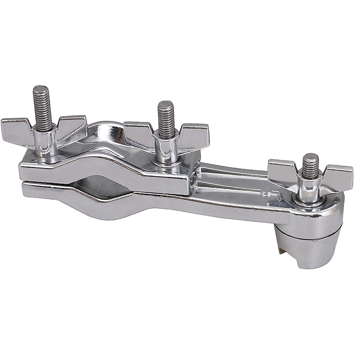 Jiayouy Cowbell Mounting Bracket with Steel Arm Rod Drum Set Holder Clamp Adjustable Mount for Percussion Cowbells, Jam Blocks, Tambourines