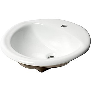 ALFI brand ABC802 Bathroom Sink, White