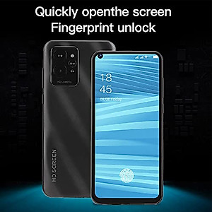 Unlocked Smartphones, 3 Card Slots 3 in 1 Navigation System 4GB RAM 64GB ROM Cellphone Face Unlock for Entertainment (US Plug)