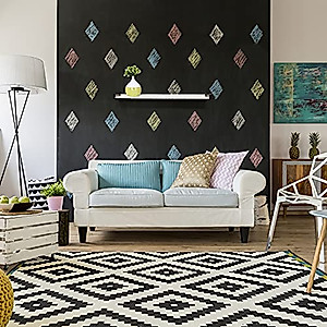 InPlace Shelving, 9602116E, Wall Mounted Real Wood Industrial Bracket Ledge, 36 Inch x 5 Inch x 2.75 Inch, Distressed White