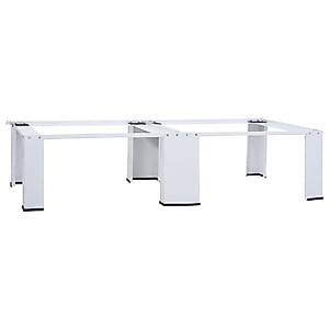 CHARMMA Washing Maching Stand,Double Washing Machine Pedestal Base Stand Stacking Kit,Stand Base For Dryers, Refrigerators, Home Appliances Mini Fridge Raiser 50"x 21.5"x 12.8"(WxDxH)