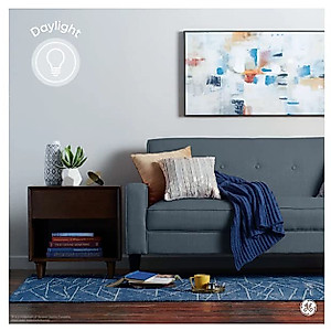 GE Classic A19 Daylight 60-Watt EQ Dimmable LED Light Fixture Light Bulbs (8-Pack)