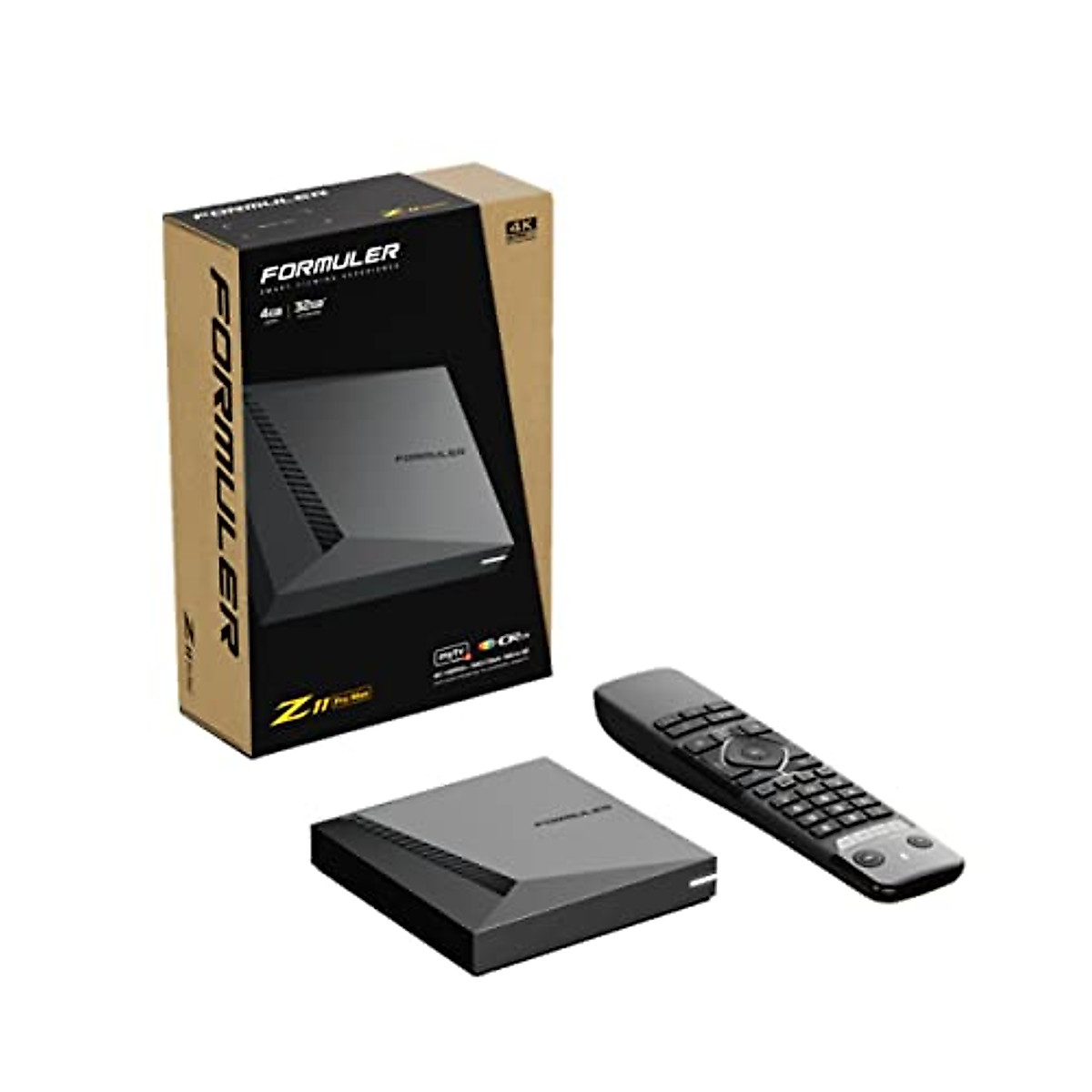 Formuler Z11 Pro Max 4K Android 11 Dual Band 5G Gigabit LAN 4GB Ram 32GB Storage with Premium IR1 Remote Control | Bonus HDMI Cable | Bonus Formuler Luminous Remote Control