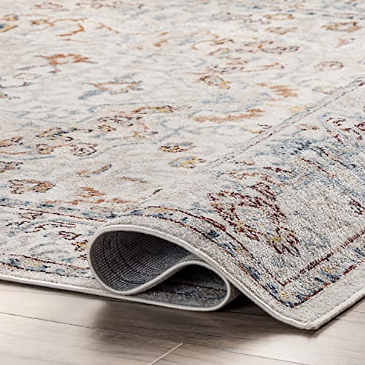 nuLOOM Cady Machine Washable Transitional Area Rug, 8' x 10', Beige