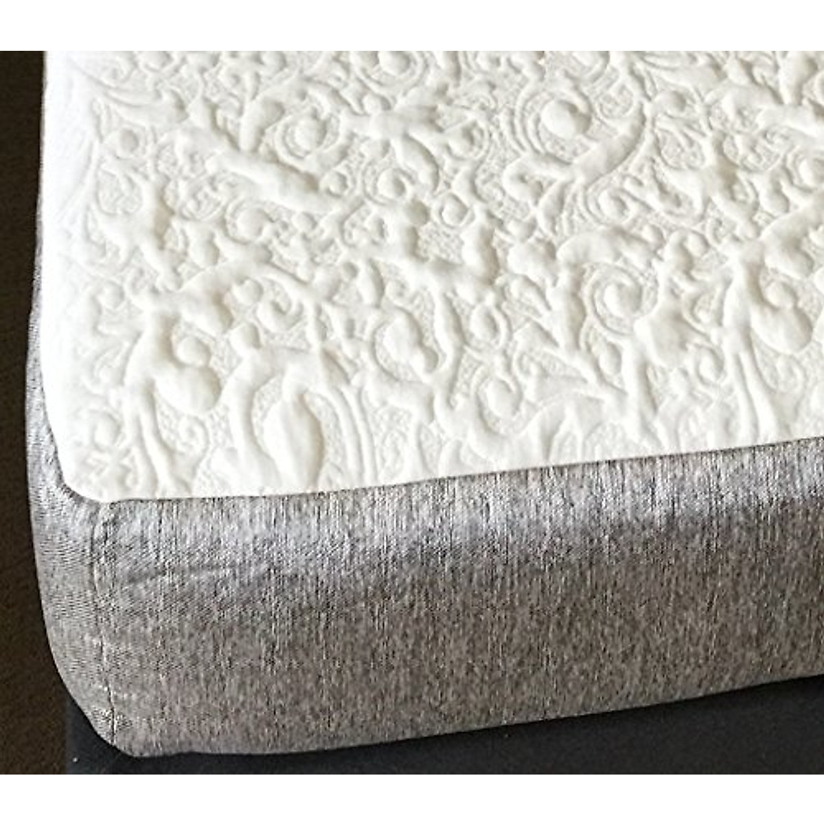 Travel Happy with an 8 INCH Narrow King (70" x 80") Now W/ 2 INCHES of Graphite Gel Memory Foam for A Medium Comfort Mattress with Premium Textured 8-Way Stretch Cover for Campers, RV's