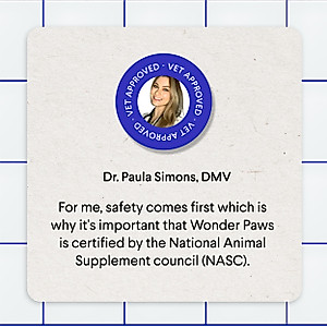 Wonder Paws Immune Support Mushroom Powder for Dogs – Organic Mushroom Complex for Immunity, Cognition, Cellular Health, Longevity - With Turkey Tail Mushroom for Dogs, Reishi & Lions Mane – 90 Scoops