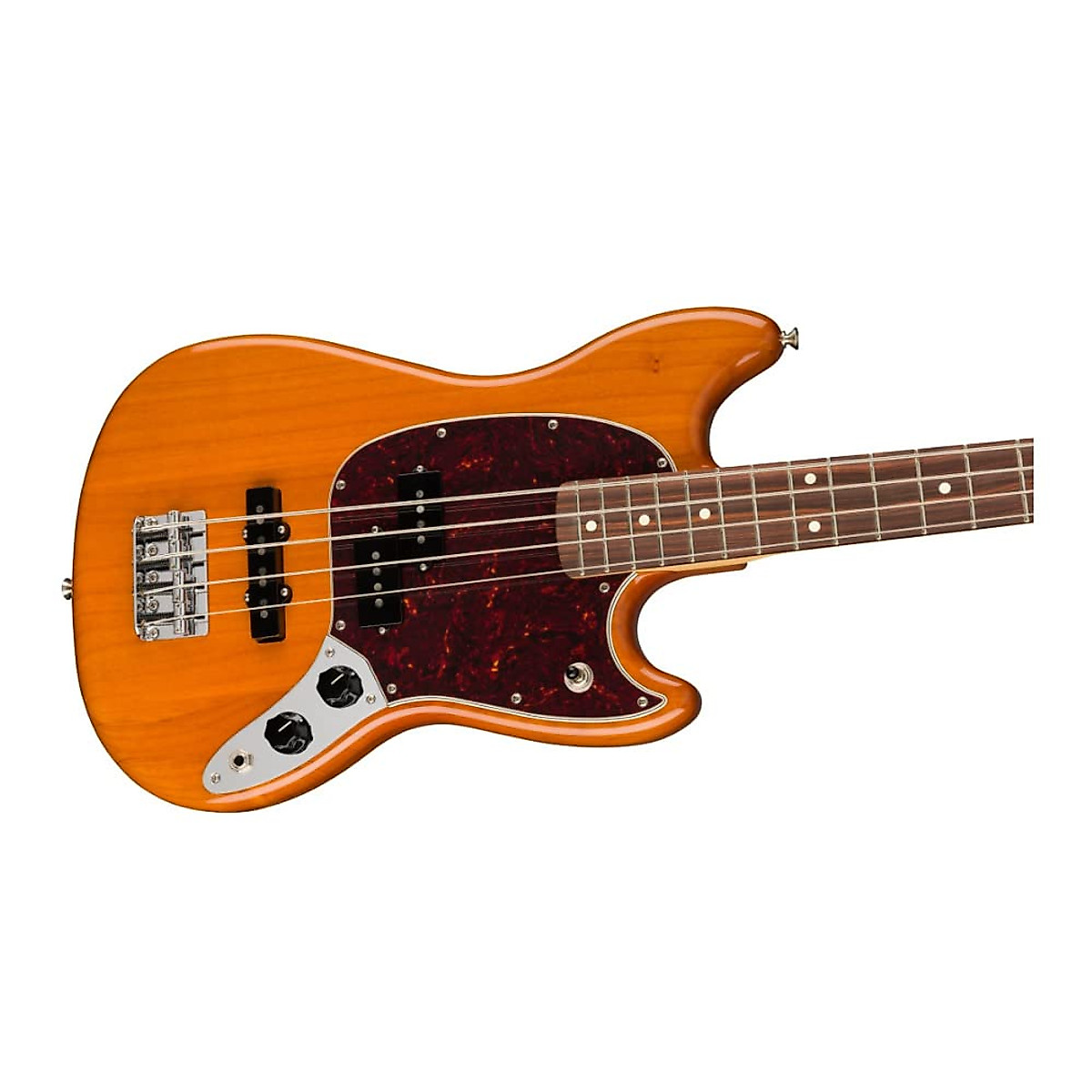 Fender Player Mustang Bass, Aged Natural, Pau Ferro Fingerboard