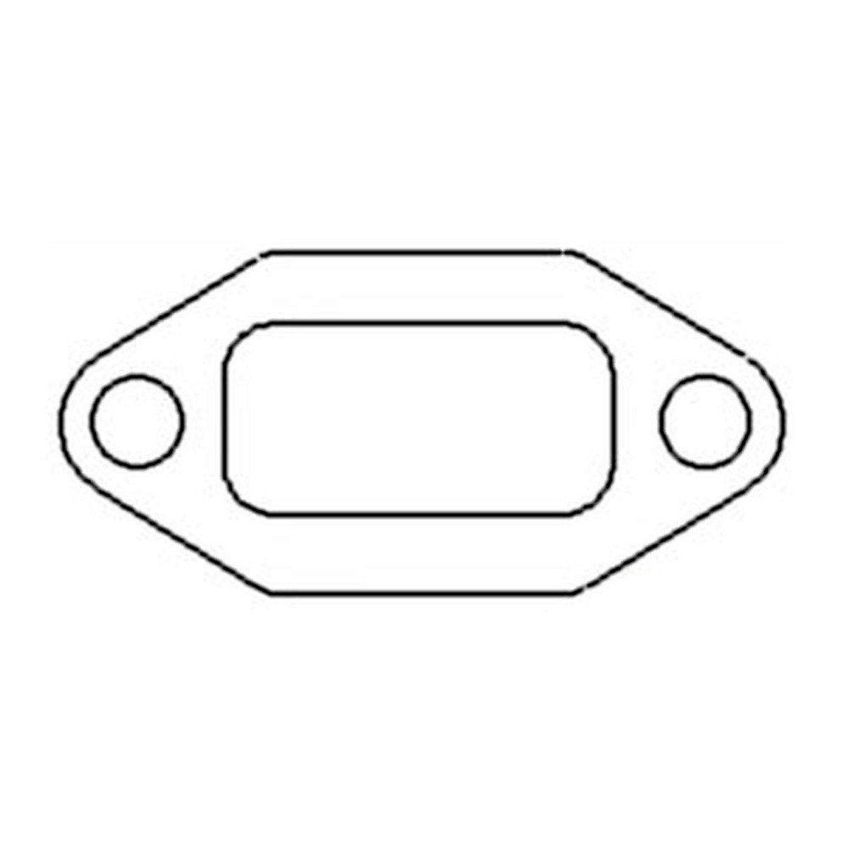 One New Thermostat Gasket Fits Massey Ferguson, Fits Massey Harris 135, 150, 202, 204, 20C, 2135, 2200, 230, 235, 245, 2500, 30B, 4500, F40, MF 35, MF35, MF50, MH50, TE20, TO20, TO30, TO35 Models