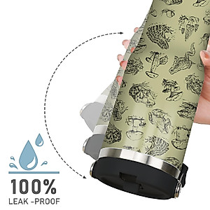 ysnifeiw 30oz Frog Tumbler with Handle and Straw, Stainless Steel Insulated Frog Cup with Top Handle and Lid, Frog Coofee Mug Gifts for Women Men