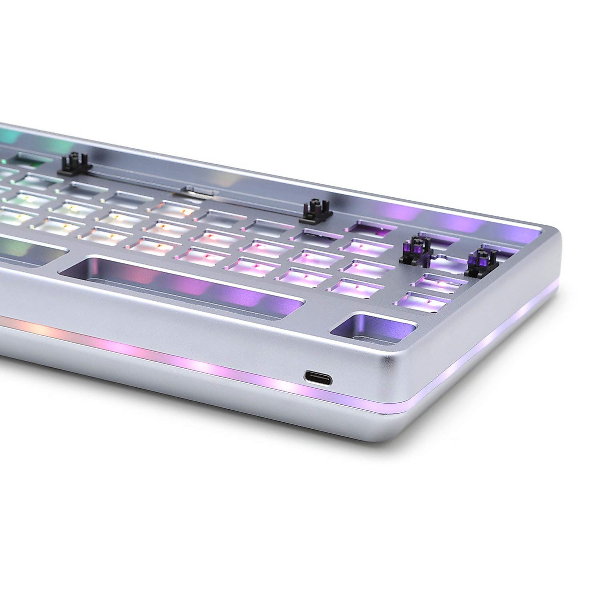 DROP CTRL High-Profile Mechanical Keyboard — Tenkeyless TKL (87 Key) Gaming Keyboard, Hot-Swap Switches, Programmable, Backlit RGB LED, USB-C, Doubleshot PBT, Aluminum (Black, Barebones)