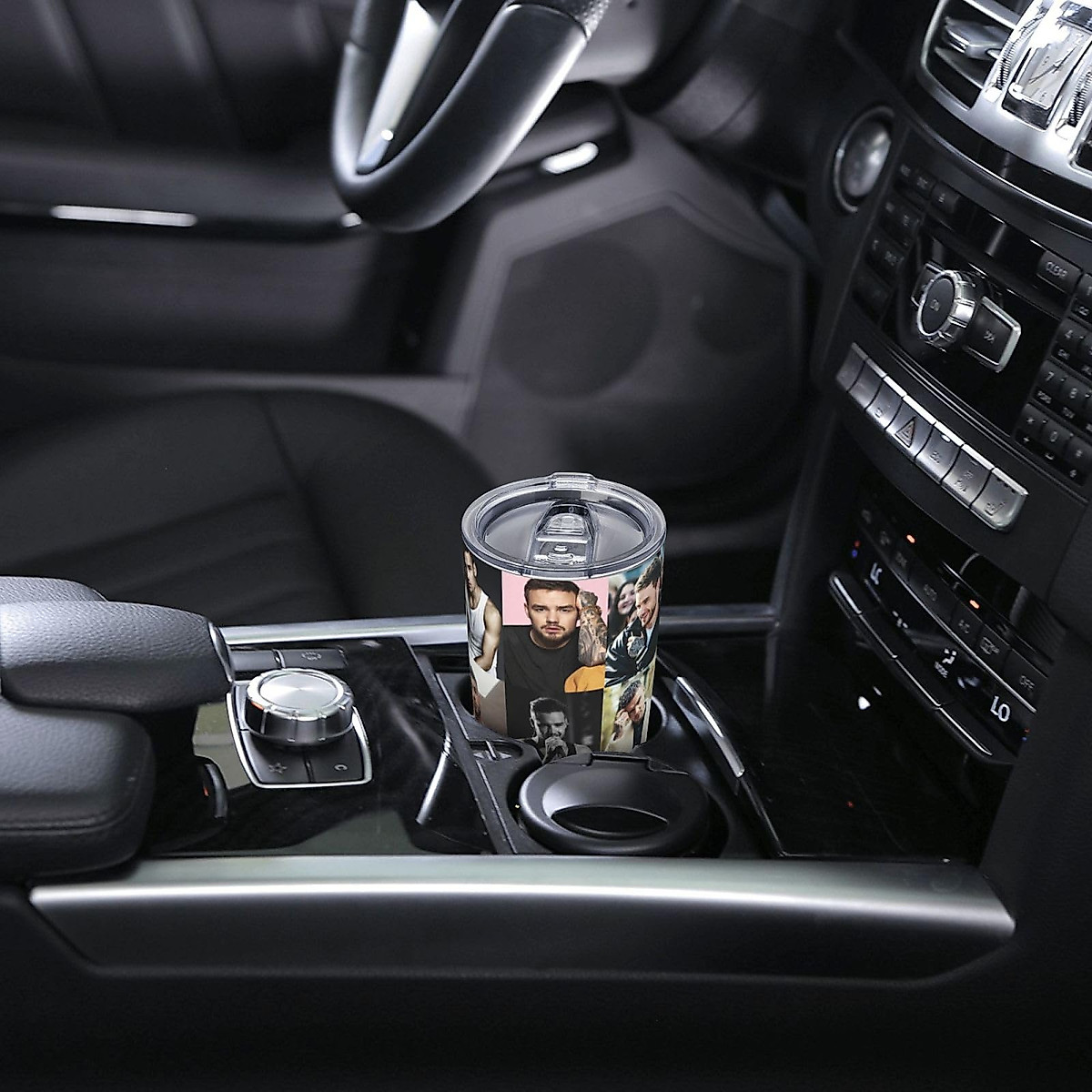 UALWORY Liam Music Payne Tumbler Cup 20oz Travel Coffee Mug with Lid and Straw Stainless Steel Insulated Mugs