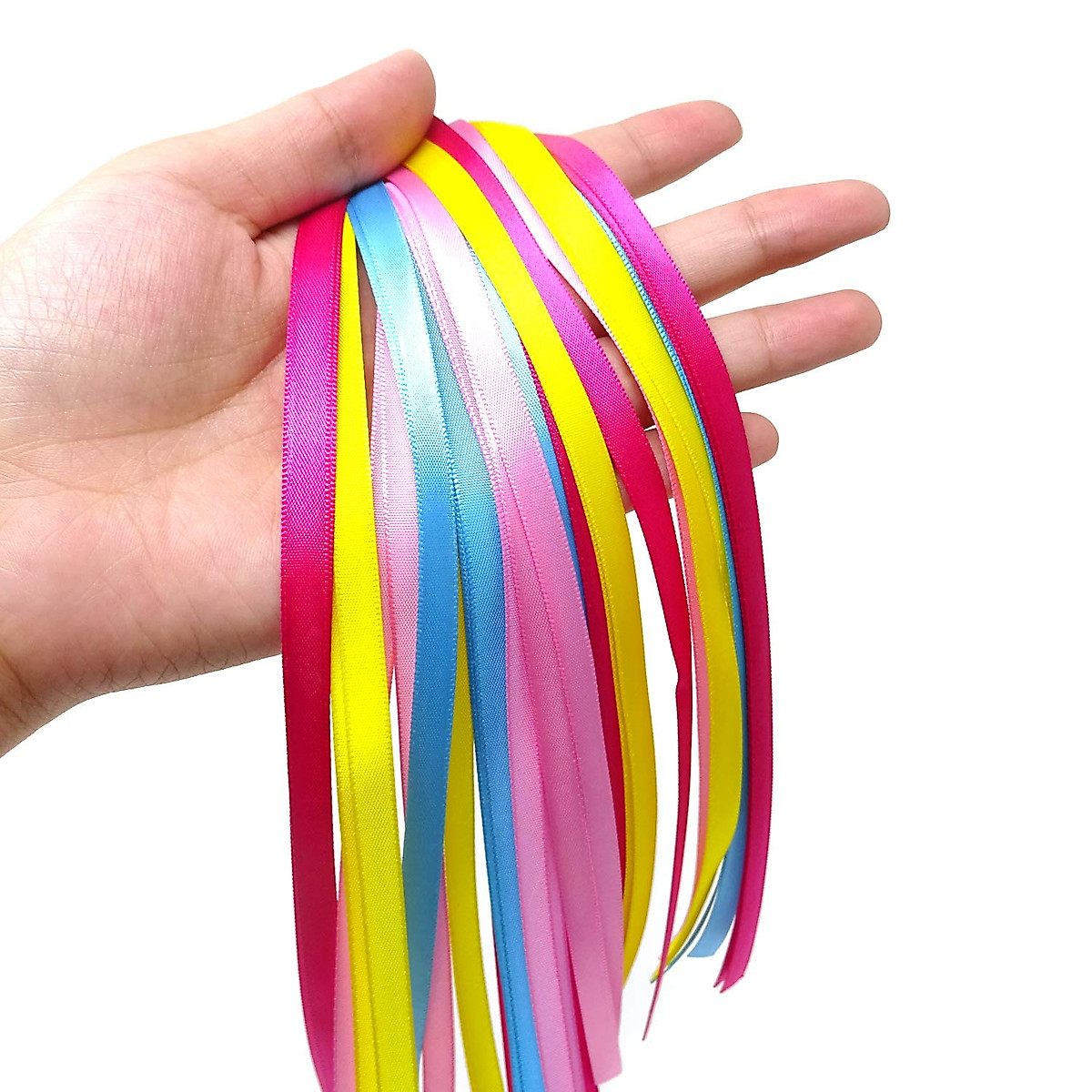 Honbay 1 Pair of Colorful Bike and Scooter Handlebar Streamers (A)