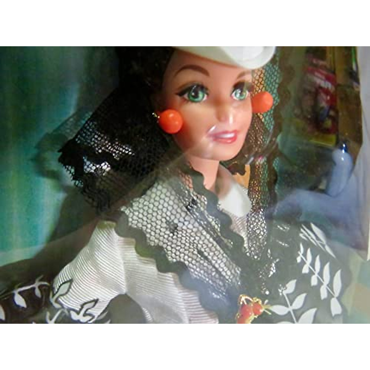 Barbie Doll as Scarlett O’Hara (black and white dress)