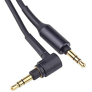Replacement Audio WH-1000X Headphone Aux Cable Cord Compatible with Sony MDR-XB950BT MDR-1000X WH-1000XM2 WH-1000xm3 WH-CH700N MDR-100ABN MDR-1A MDR-1ADAC MDR-XB950N1 Wireless Headphones (Black)
