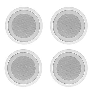 JBL Commercial 70v Amp+12 White 5" Ceiling Speakers for Restaurant/Bar/Cafe