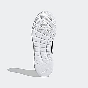 adidas Men's Lite Racer Adapt 4.0 Trail Running Shoe, White/White/Black, 12