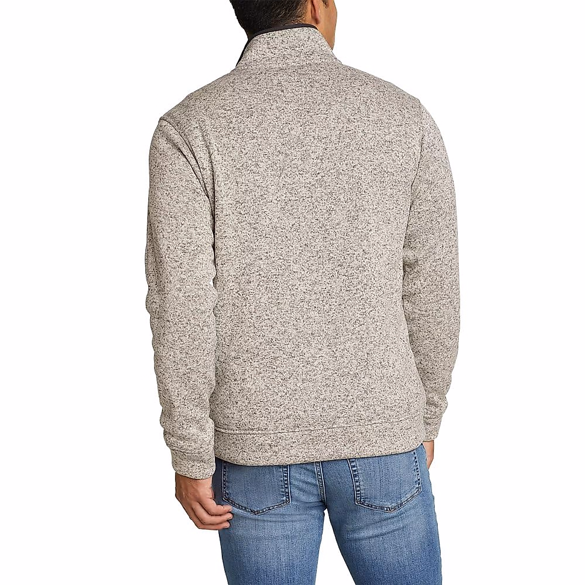 Eddie Bauer Men's Radiator Fleece Snap-Front Pullover, Gray Heather, XX-Large