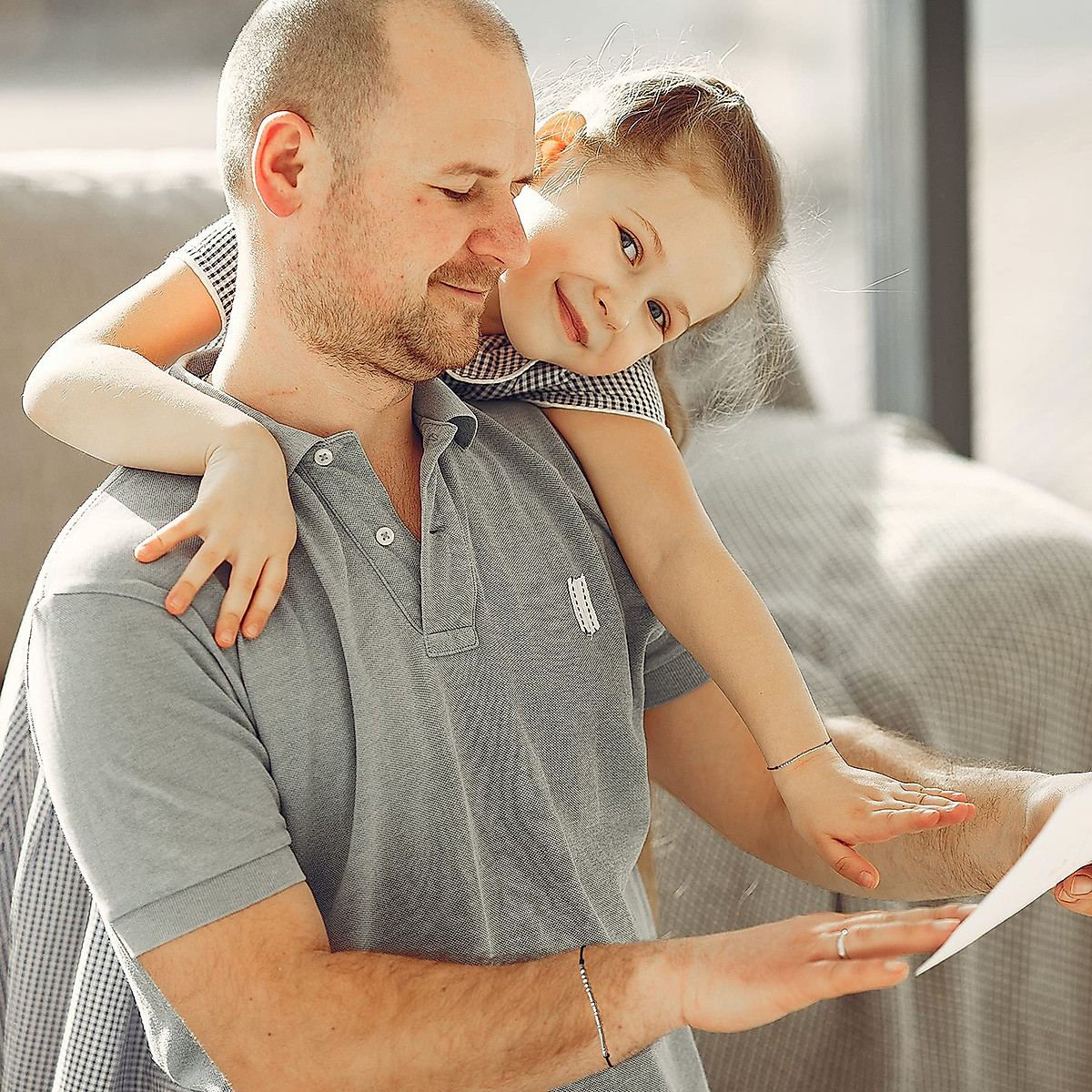 SANNYRA Morse Code Bracelet for Women - Dad Daughter Morse Code Matching Bracelets Jewelry - Couple Matching Secret Message Handmade Bracelet