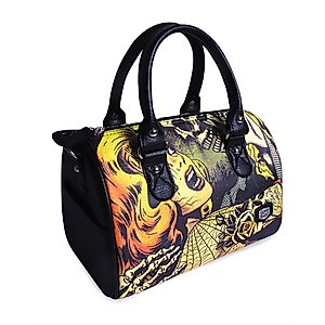 Liquorbrand Women's 'Horror B' Goth Round Purse Handbag
