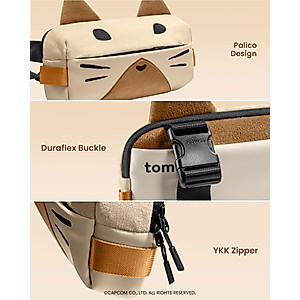 tomtoc Palico EDC Sling Bag for Men and Women, Monster Hunter Travel Daypack Backpack Crossbody Bag