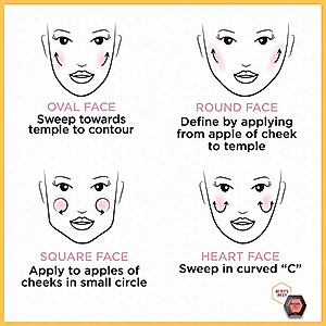 Burt's Bees 100% Natural Blush with Vitamin E, Bare Peach, 0.19 oz