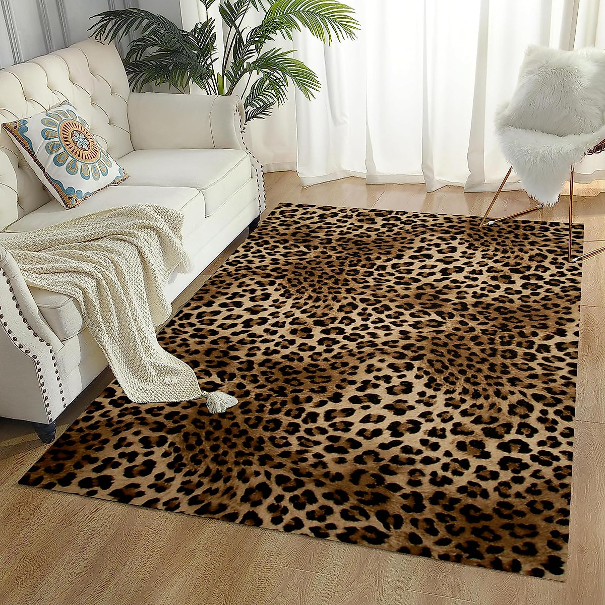 Mothy Haunted House Background Area Rug 9x12ft Rugs for Living Room Washable Rugs Vintage Rug for BedroomDistressed Non Slip - Silk Velvet