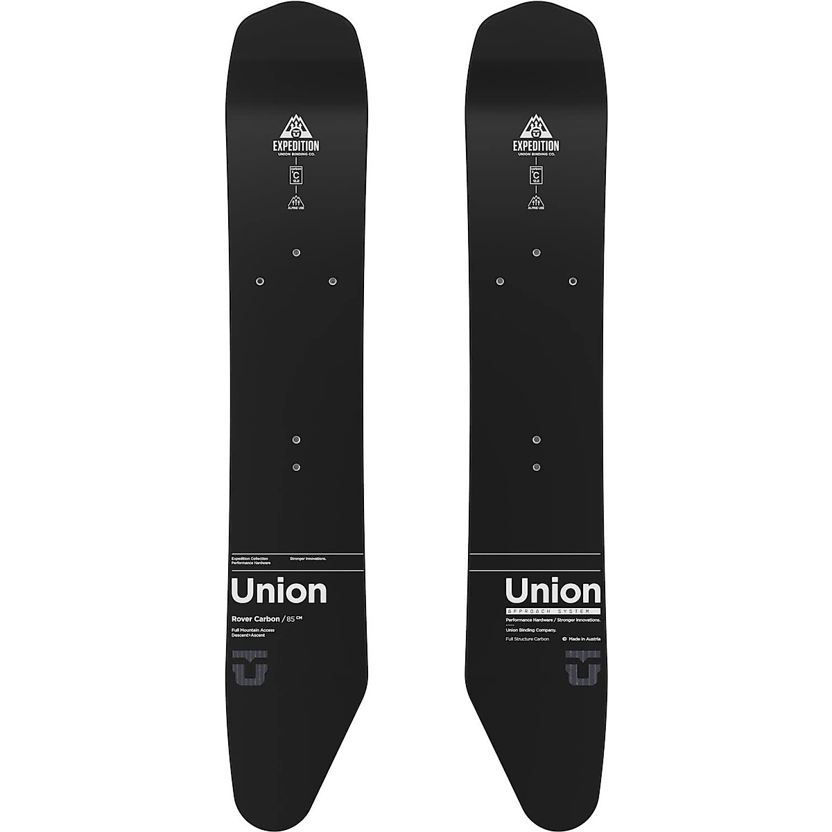 Union Rover Carbon Approach Skis, 100, Black