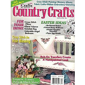 Crafts Magazine Country Crafts (March/April 1997 Easter Ideas, Volume 3, Issue 2)