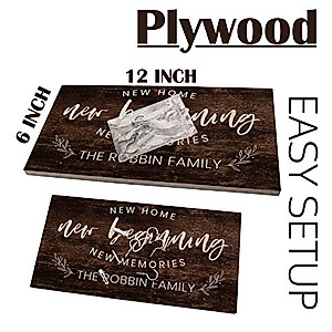 Naive Argo Personalized Wood Wall Mount Key Holder for Couple Mr Mrs Wedding Gift | New Home Décor Customize Key Ring Hook Hanger for Housewarming Gifts | C03D02