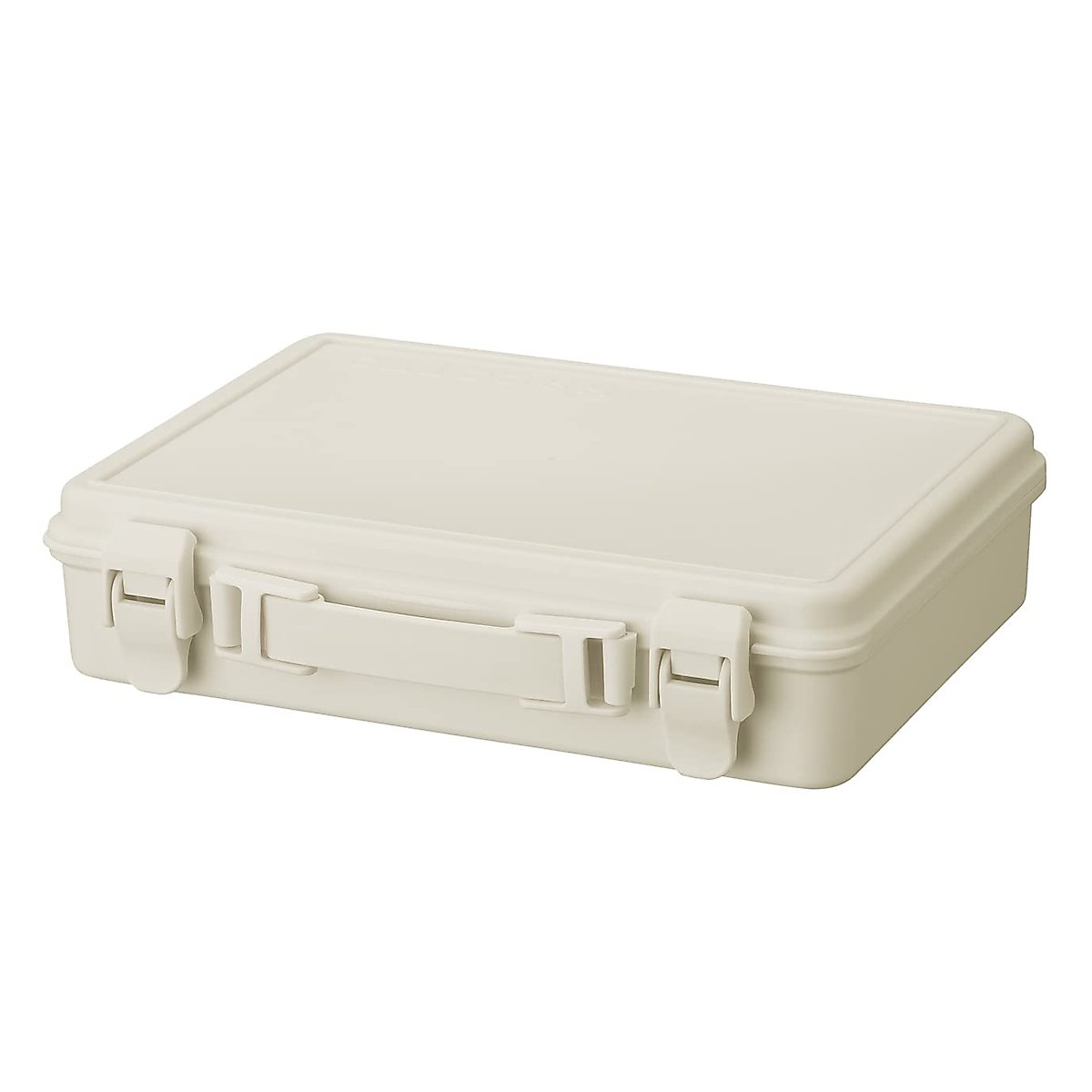Tenma Lightweight and Easy to Handle Plastic Storage Box, Perfect for B5 Size Notebooks, Sewing Box, Small Items, Hakot, Off-White, Width 11.4 x Depth 9.1 x Height 2.8 inches (29 x 23 x 7 cm) [Size: