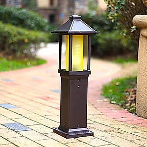 Enlylyog Fashion Retro Home Garden Lawn Lamp Garden Lawn Lamp Community Landscape Lamp Outdoor Waterproof Street Lamp Outdoor Garden Lamp