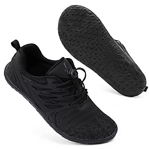 Barefoot Shoes Women Mens Beach Shoes Quick Drying Mens Swim Shoes Cruise Essential Black M US M(W:7.5-8.5, M:6-6.5)=EU37-38