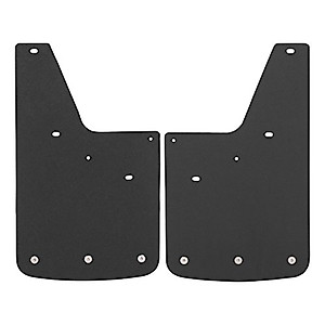 LUVERNE 250740 Front or Rear 12-Inch x 20-Inch Textured Rubber Mud Guards, Select Chevrolet Silverado, GMC Sierra 1500, 2500, 3500 HD