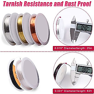 Yholin Jewelry Making Kits for Adults, Wire Wrapping Kit with Tools, Wire, Accessories for Making and Repair