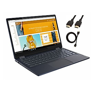 Lenovo Yoga 6 13.3" FHD IPS Touch Screen 300 nits Premium Laptop | AMD Ryzen 7 4700U Processor | 8GB RAM | 512GB SSD | Backlit Keyboard | Fingerprint | Windows 10 | with HDMI Cable Bundle