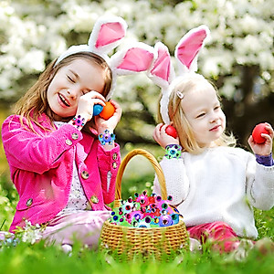 48-Pack LED Light Up Fidget Spinner Bracelets - Glow in The Dark Party Favors for Kids Ages 8-12