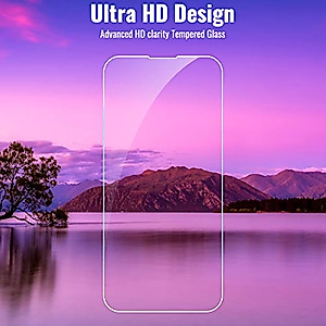 NEEPART 4 Pack Tempered Glass Screen Protector for iPhone 14 Pro Max [6.7 inch], Sensor Protection, Dynamic Island Compatible, 9H Tempered Glass Film, Anti-Scratch, Case Friendly, Easy Installation, Bubble Free, Case Friendly