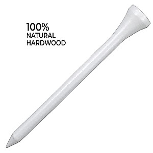 Pride (87802) Golf Deluxe Tee (3-1/4 Inch, White) - 75 Count