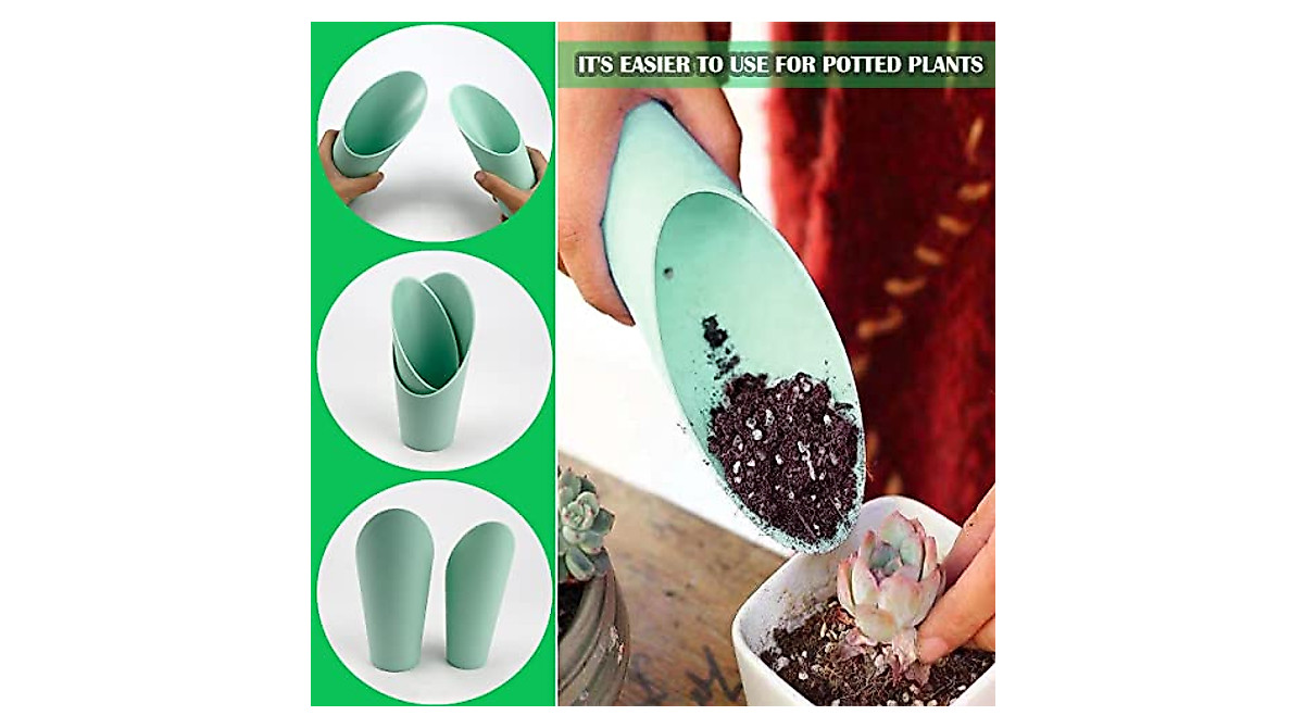 LNQ LUNIQ 4Pcs Round Garden Soil Sieve Tray Sand Sifter with Cylinder ...