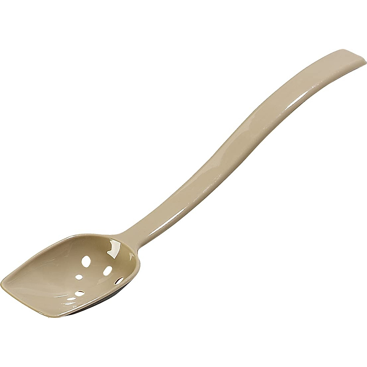 CFS 447106 Perforated Buffet / Salad Serving Spoon, 0.8 oz, Beige