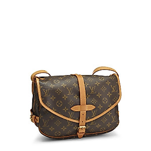 Louis Vuitton, Pre-Loved Monogram Canvas Saumur 30, Brown