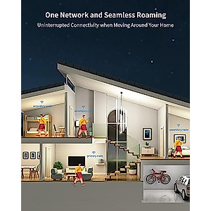 Mesh WiFi System for Whole-Home, 3-Pack Mesh Router, Up to 5,000 Sq.ft. Coverage, Router Replacement, Parental Controls, Seamless Roaming, Guest Network