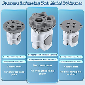Dreyoo 1 Pack Pressure Balancing Unit Compatible with American Standard M952100-0070a, R110, R120, R115, R125 for Single Control Bath Tub and Shower Faucets Valves