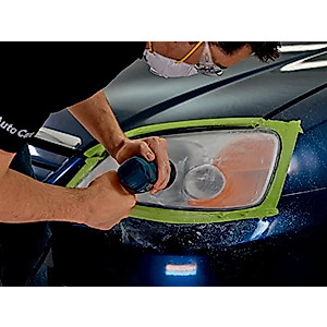 3M Ultra Headlight Restoration Kit, Contains Masking Tape, Light Sanding Discs, Wax Protectant and More, Use on Plastic Lenses Headlights, Taillights and More, Easy Heavy-Duty Restoration (39195)