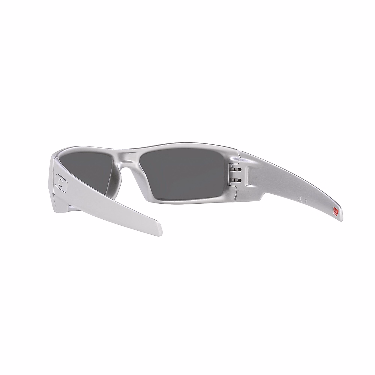 Oakley Men's Oo9014 Gascan Rectangular Sunglasses, X Silver/Prizm Black Polarized, 60 mm